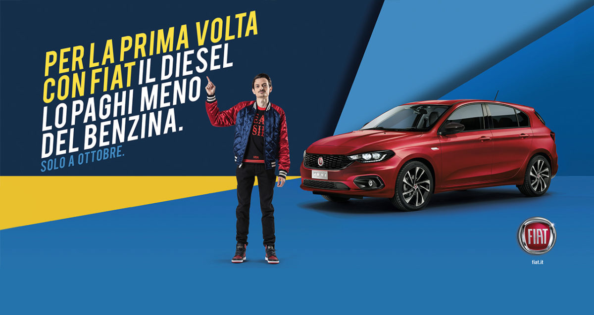Fiat, per la prima volta il diesel costa meno del benzina