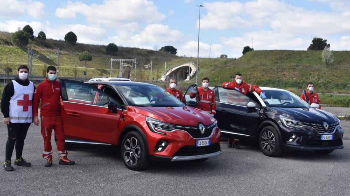 Una flotta di Renault Captur per la Croce Rossa Italiana