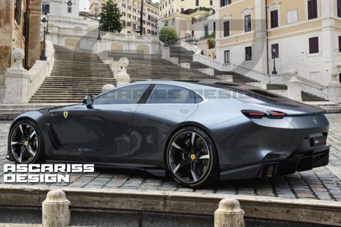 Ferrari Roma Sedan: trasformazione in pratica berlina quattro porte ...