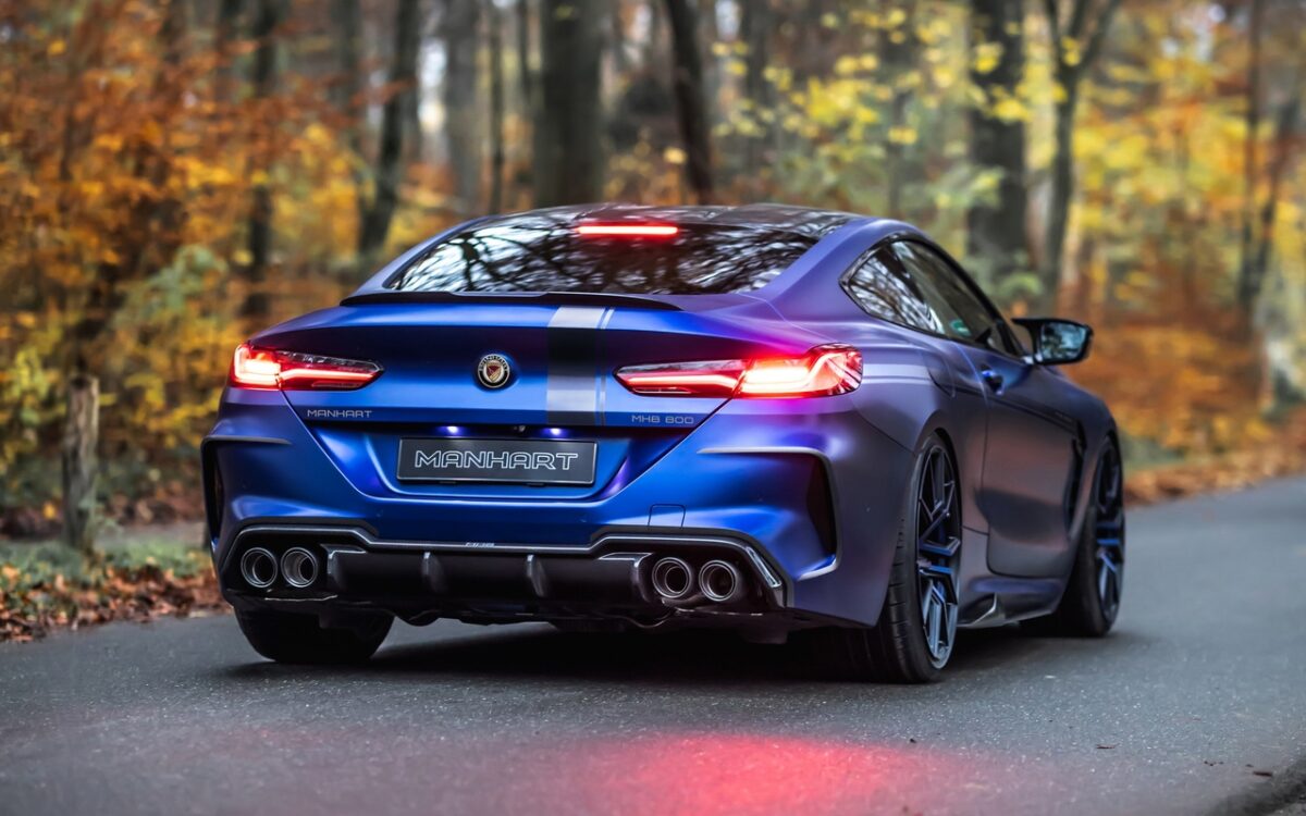 BMW M8 Competition: 823 CV grazie al tuning di Manhart
