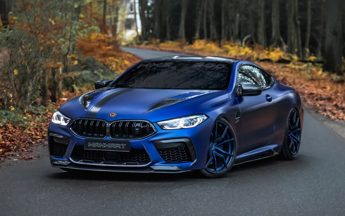 BMW M8 Competition: 823 CV grazie al tuning di Manhart
