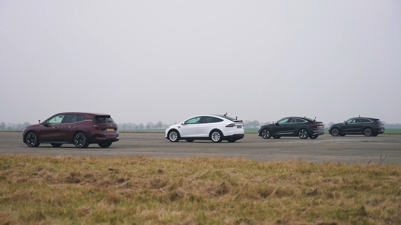 Tesla x vs mercedes eqc store