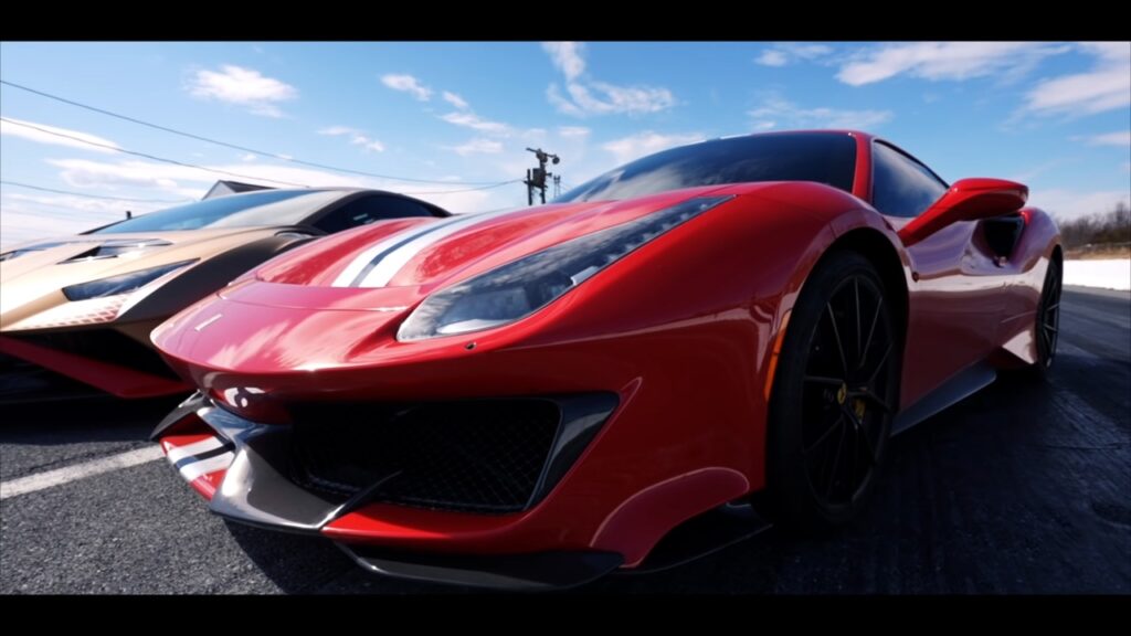 Ferrari 488 Pista vs Lamborghini Huracan STO: chi vince la drag race ...