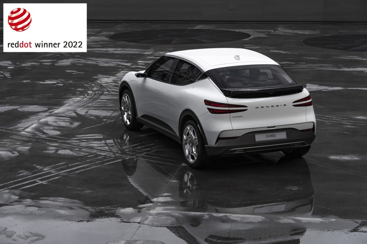 Genesis GV60 conquista il Red Dot Award Product Design 2022
