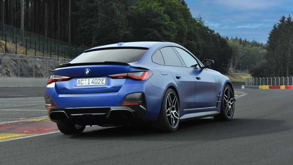 BMW i4: l’elettrica aggiorna estetica e assetto con il kit di AC Schnitzer