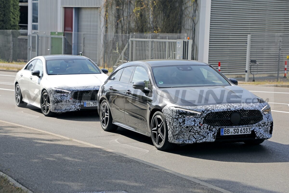 Mercedes CLA e CLA Shooting Brake 2023: proseguono i test su strada ...