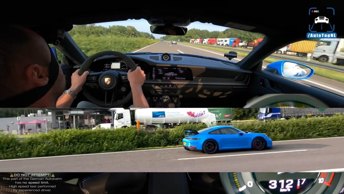 Porsche 911 GT3: ecco come sfreccia sull’Autobahn [VIDEO]