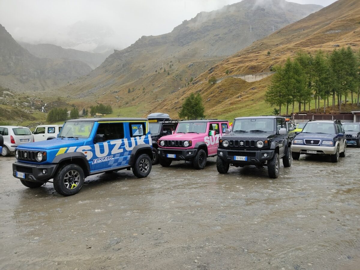Suzuki raduno 2022: la festa sul Monviso del 4×4 giapponese [VIDEO]