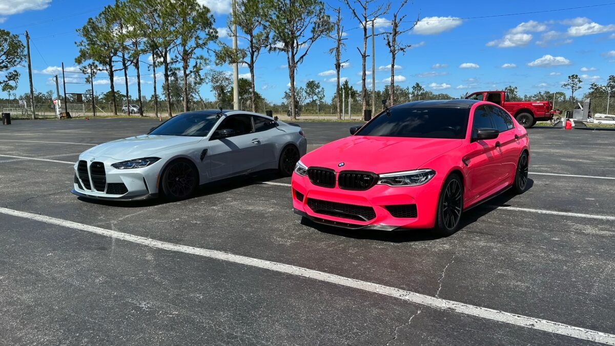 BMW M4 Competition vs M5 Competition: chi vince la drag race? [VIDEO]