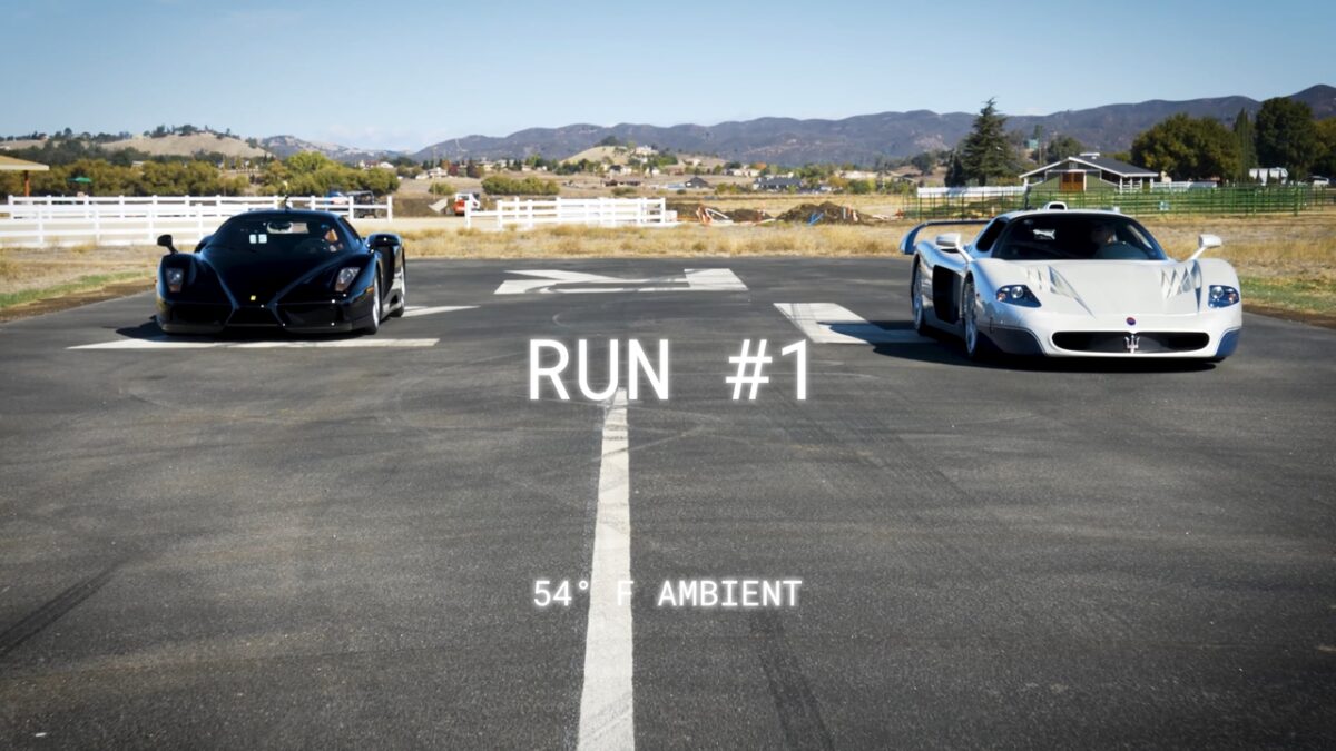 Ferrari Enzo vs Maserati MC12: chi vince la drag race? [VIDEO]
