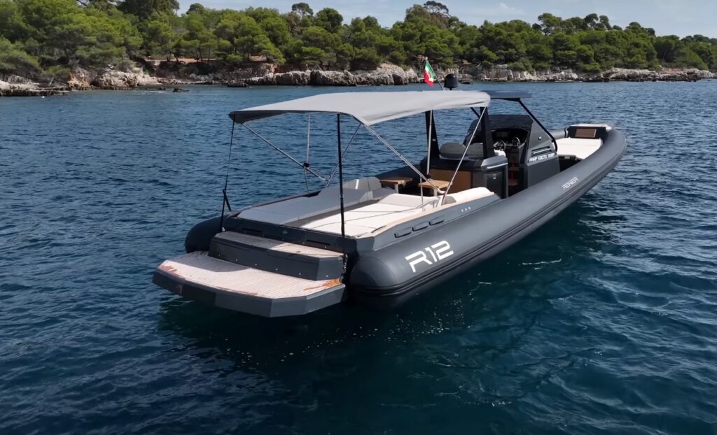 Renier R12: la prova del maxi gommone a Cannes [VIDEO]