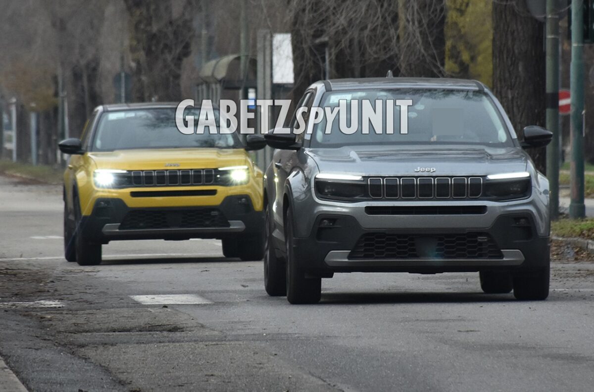 Jeep Avenger ICE avvistato in strada in Italia