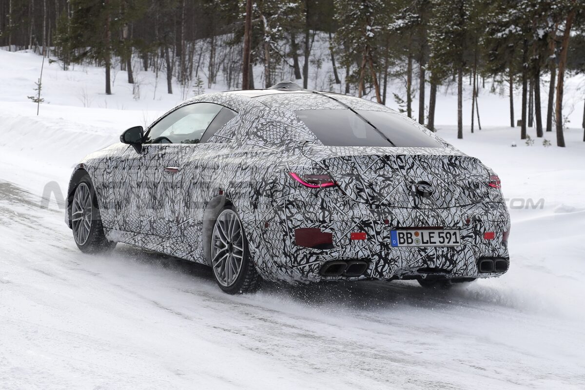 Mercedes-AMG CLE 63: test invernali per la top di gamma coupé [FOTO SPIA]