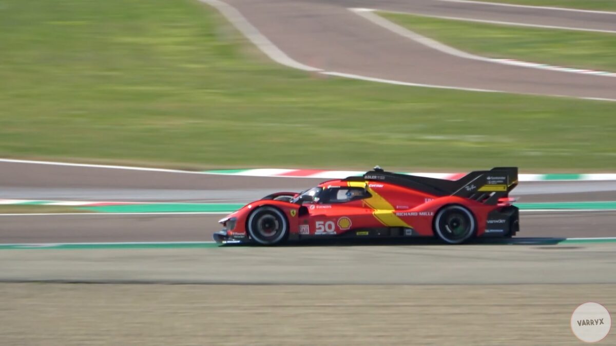 Ferrari 499P: test sul circuito di Fiorano per l’hypercar [VIDEO SPIA]