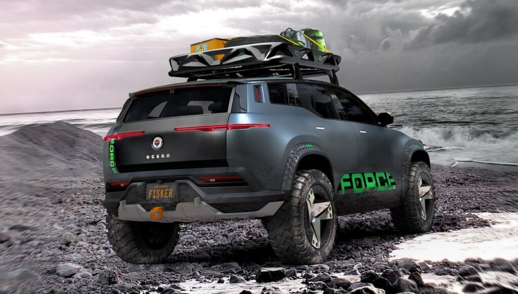 Fisker Ocean: in arrivo il nuovo pacchetto off-road Force E [FOTO]