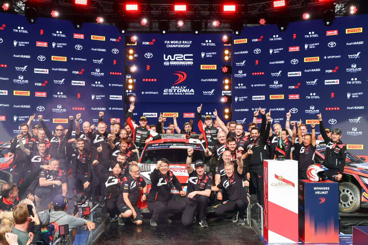 Toyota Gazoo Racing trionfa al Rally di Estonia per il terzo anno ...