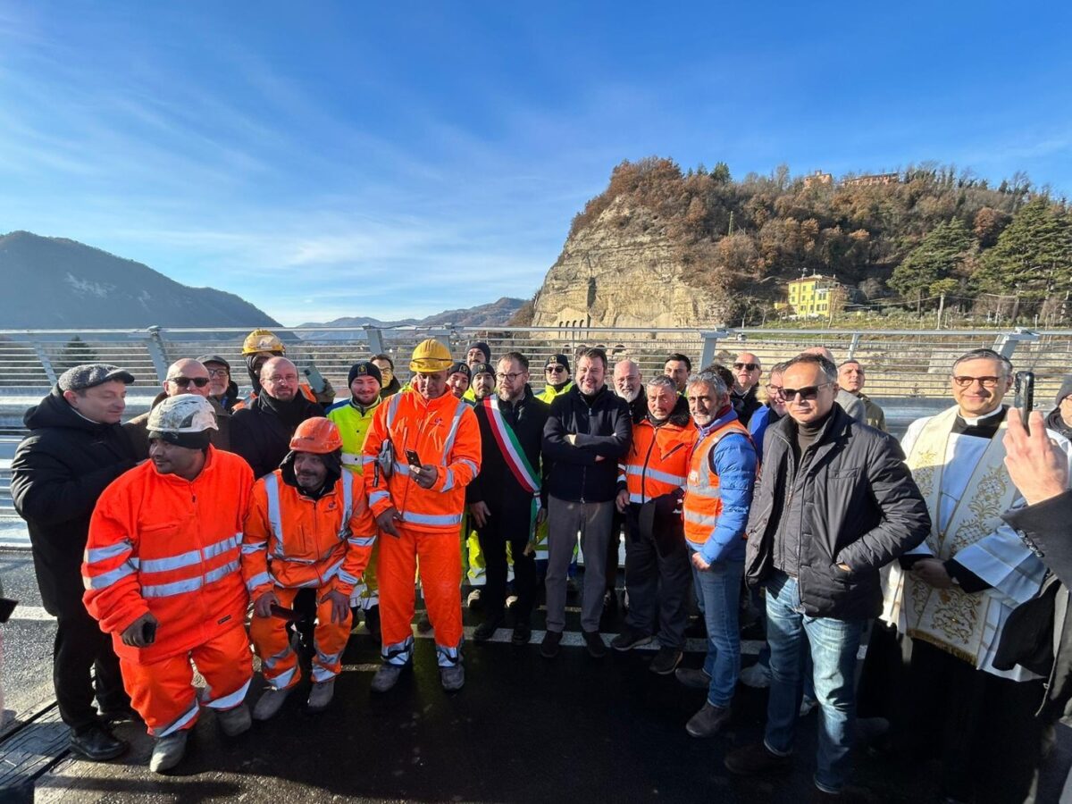 Aperto al traffico il ponte Leonardo Da Vinci a Sasso Marconi