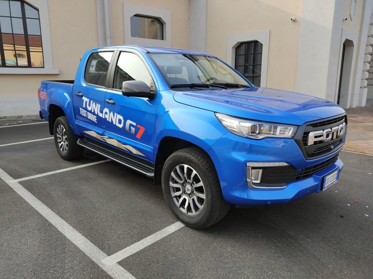 Foton Tunland G7: la casa cinese sbarca in Italia, con un pick-up [FOTO e VIDEO]