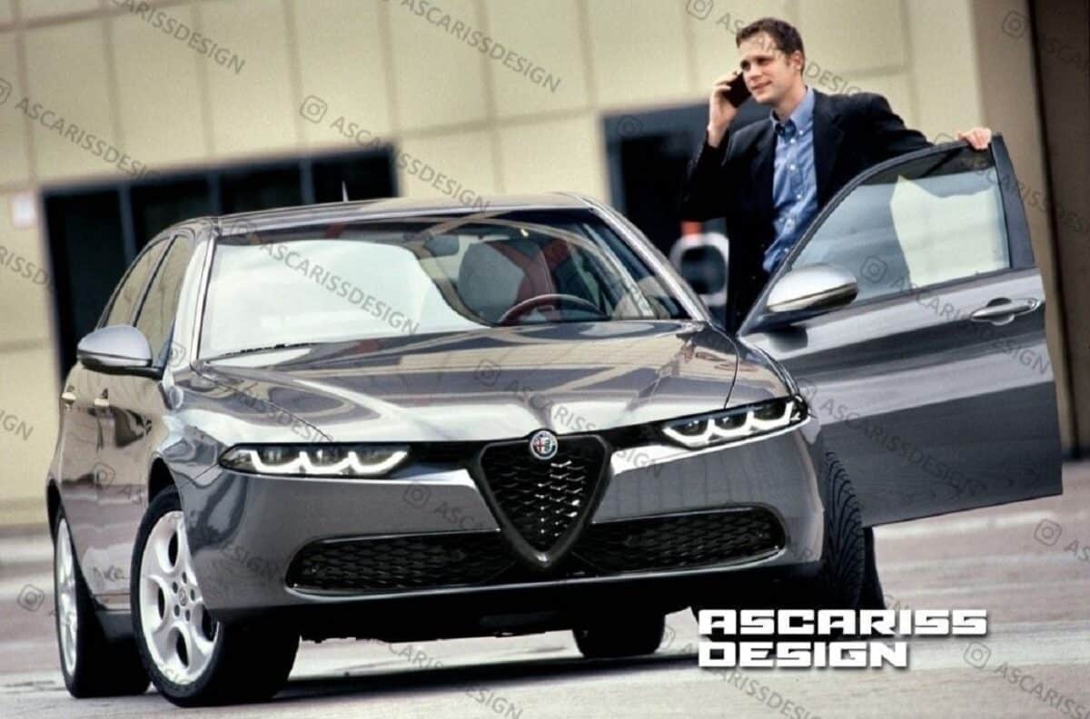 Alfa Romeo 166: ecco come sarebbe stata in stile Tonale [RENDER]