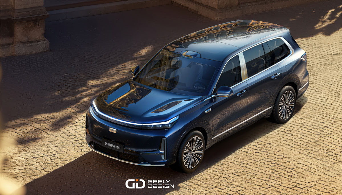 Geely “Five by Five”: il lancio in Europa e il SUV Galaxy M9