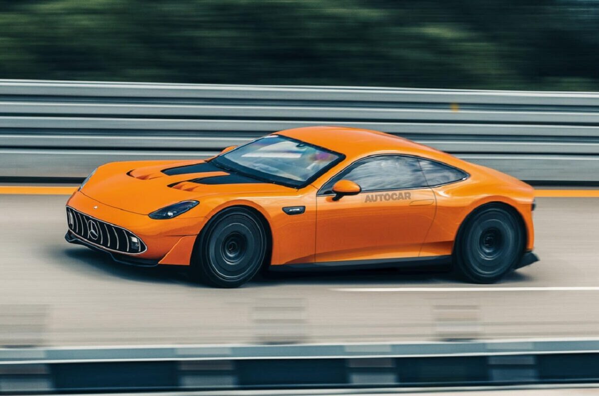 Mercedes-AMG valuta una versione elettrica della coupé GT [RENDER]