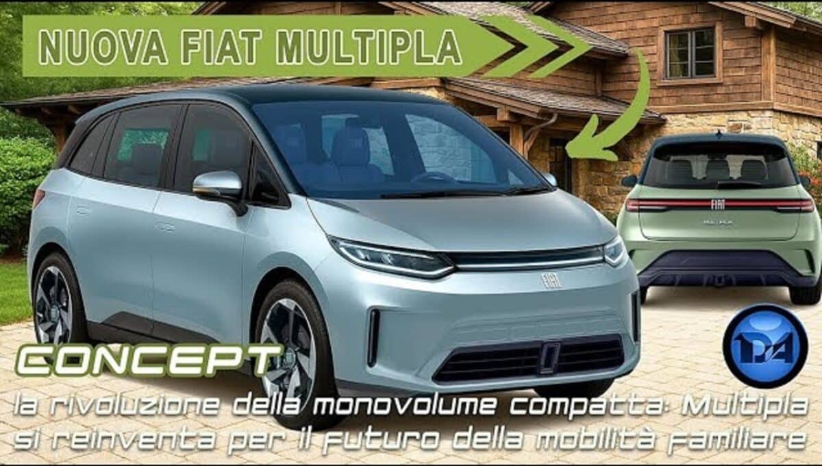 Nuova Fiat Multipla: il celebre modello reinterpretato in chiave ...