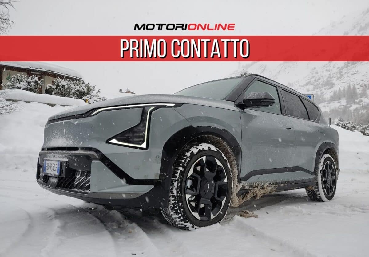 Kia EV5 2026: il SUV elettrico sulla neve a Courmayeur [FOTO e VIDEO]